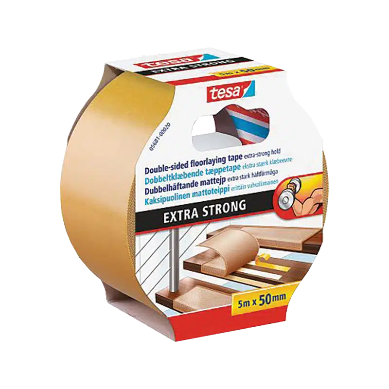 סרט דבק דו צדדי חזק לשטיחים 5 ס"מ רוחב 5 מטר 5681 Tesa | טרקומניה ...